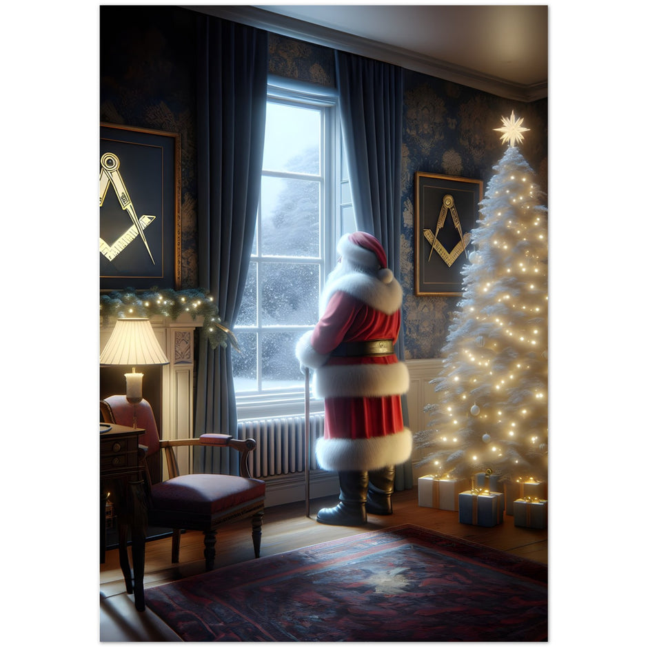 Masonic Themed Traditional Christmas Cards – On The Square