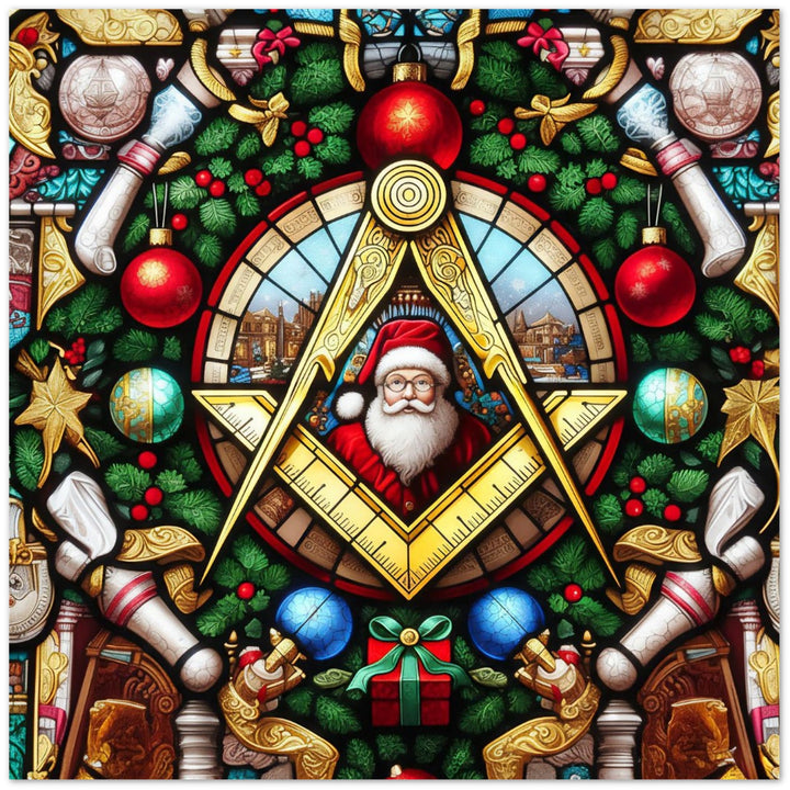 Masonic Themed Traditional Christmas Cards – On The Square