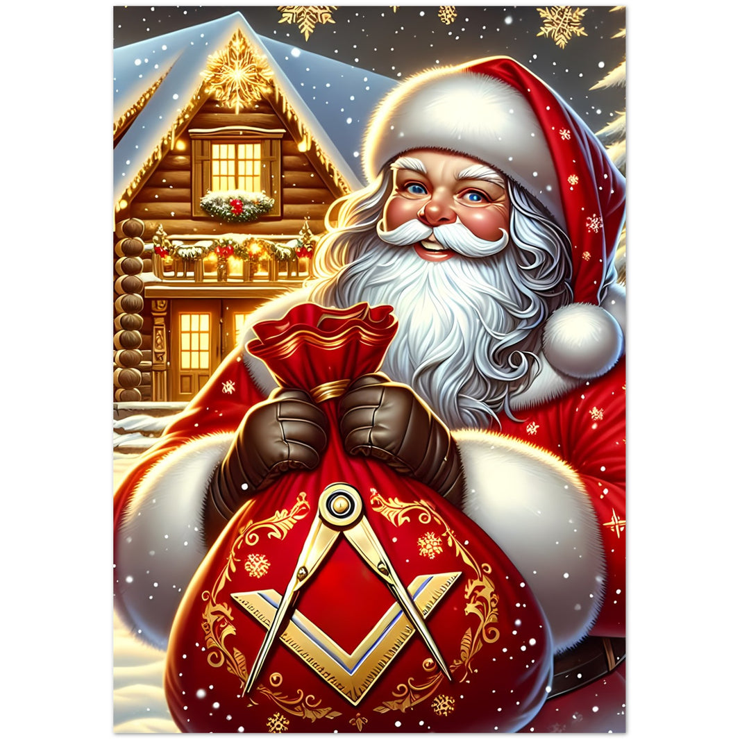 Masonic Themed Traditional Christmas Cards – On The Square