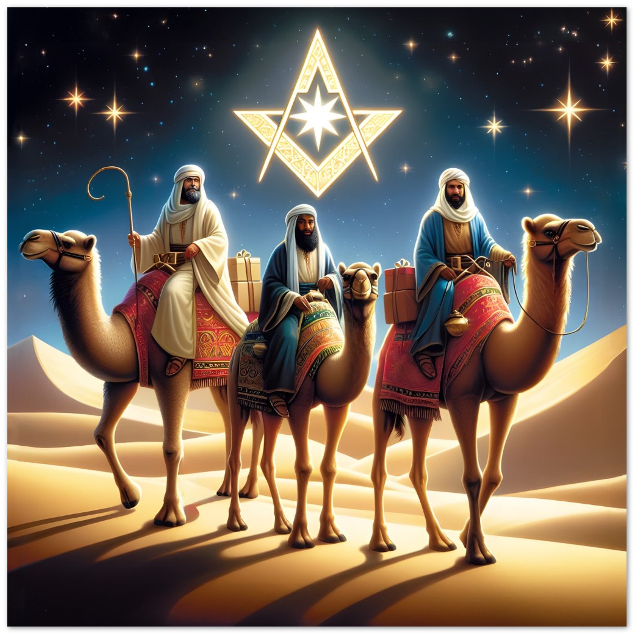 Masonic Themed Traditional Christmas Cards – On The Square